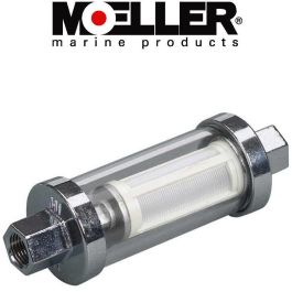 Universal Clear View In-Line Fuel Filter #033319-10