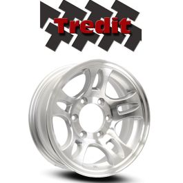 16 inch Aluminum Split Spoke 6-Lug Trailer Wheel Rim (6 in. Width)