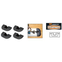 Recessed 'L' Track End Cap (4-Pack) #8663-4PK