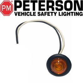 PETERSON 3/4 in. Amber LED Marker/Clearance Light M177A