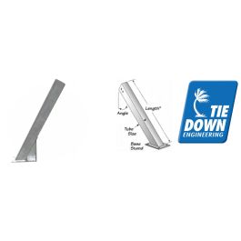 TIEDOWN 50 in. Galvanized Boat Trailer Winch Post #43587