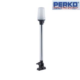 PERKO 12 inch Fold Down White All-Round Light with Base 1137DP0CHR