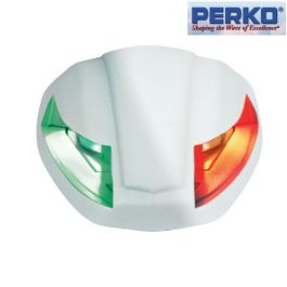 PERKO LED Bi-Color Rounded Bow Light (White) 0655DP2WHT