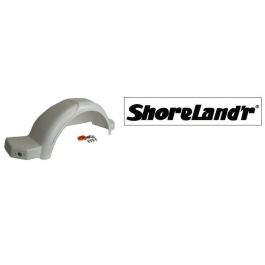 SHORELAND'R LH White Plastic Fender Kit w/Lights13 in. Tires w/Light # ...