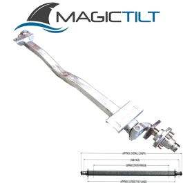 MAGIC TILT 3-1/2 in. x 3-1/2 in. Heavy Duty Drop Center Torsion Axle PH1565