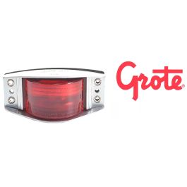 Grote Red Narrow-Rail Steel Clearance Light #45172
