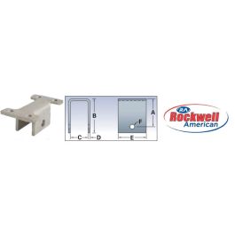 Rockwell Galvanized Front/Center Spring Hanger, Bolt On #FSHG